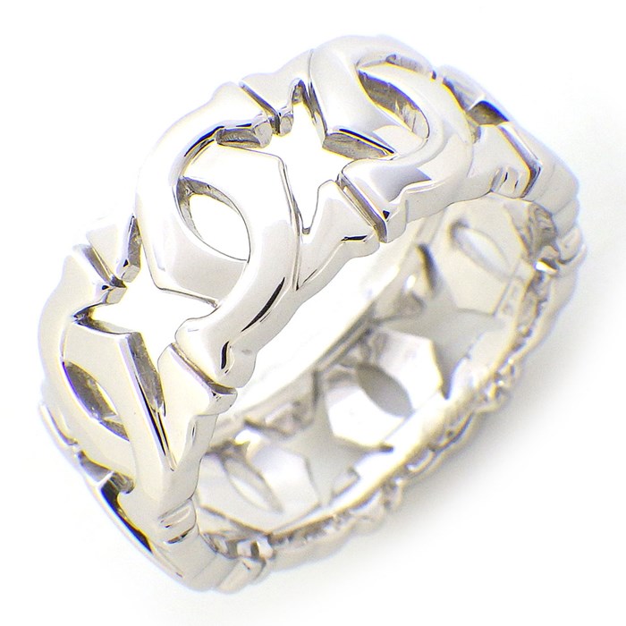 カルティエ Cartier リング アントルラセ C2 2C ロゴ K18WG 11号 / #52 【中古】 | ジェイビーワークス 公式 ...