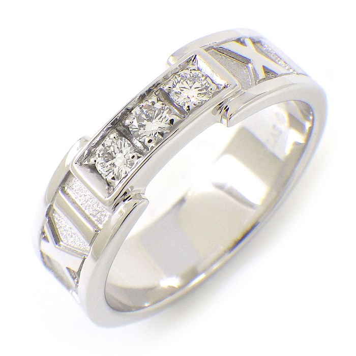 ティファニー Tiffany & Co. リング アトラス 3ポイント ダイヤモンド K18WG 10.5号 【中古】 | ジェイビーワークス 公式オンラインショップ