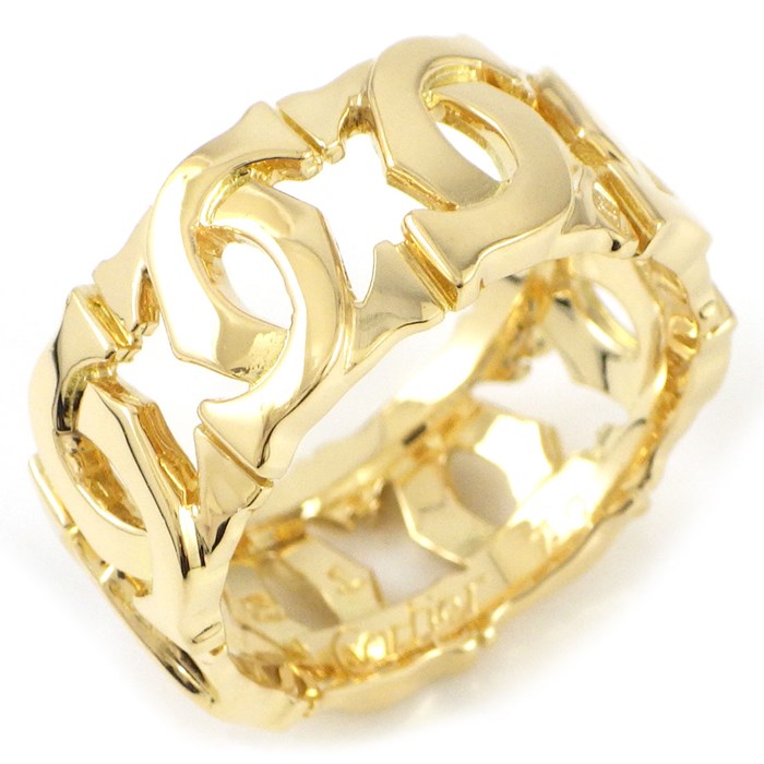 カルティエ Cartier リング アントルラセ C2 2C ロゴ K18YG 10号 / #51 【中古】 | ジェイビーワークス 公式 ...