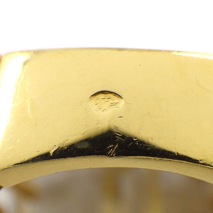 シャネル CHANEL リング エレメント クロス X スクエア エメラルドカット ルチルクォーツ 針水晶 ダイヤモンド K18YG 12号 / #52 【中古】 | ジェイビーワークス 公式 ...