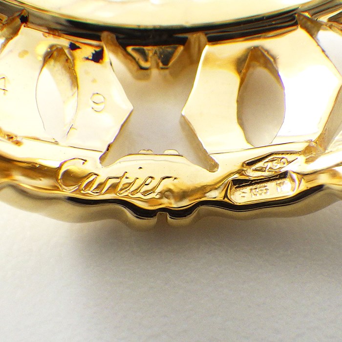 カルティエ Cartier リング アントルラセ C2 2C ロゴ K18YG 8.5号 / #49 【中古】 | ジェイビーワークス 公式 ...