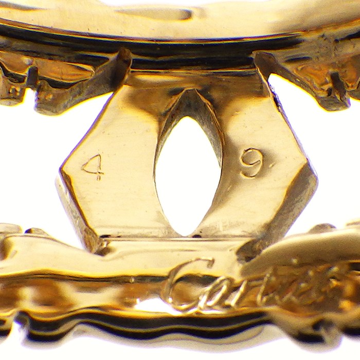 カルティエ Cartier リング アントルラセ C2 2C ロゴ K18YG 8.5号 / #49 【中古】 | ジェイビーワークス 公式 ...