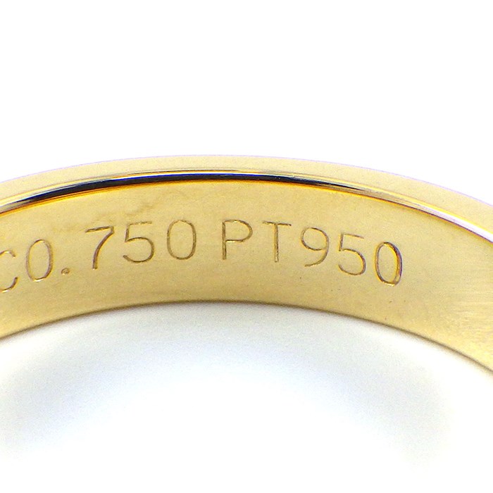 ティファニー Tiffany & Co. リング トゥギャザー ミルグレイン バンド 3.5mm 60000358 2カラー K18YG PT950 9号 【中古】 | ジェイビーワークス ...