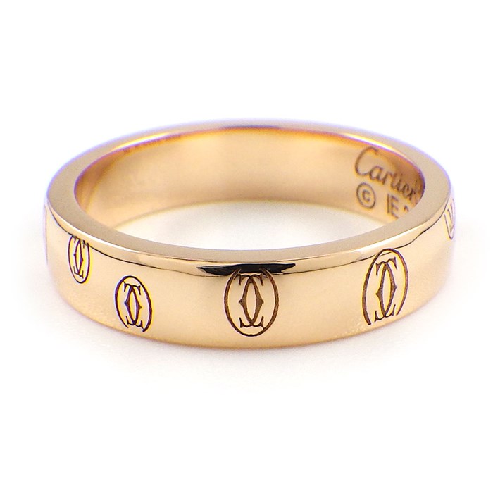 カルティエ Cartier リング ハッピーバースデー C2 2C ロゴ K18PG 9号 / #49 【中古】 | ジェイビーワークス 公式 ...