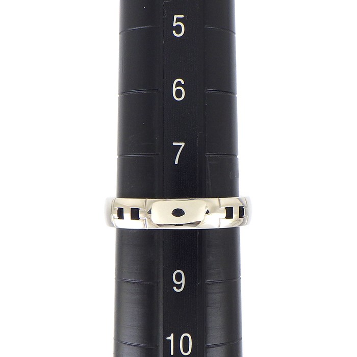 エルメス HERMES リング エヴァー ヘラクレス ウェディング バンド 4 Hモチーフ 11ポイント ダイヤモンド K18WG 8号 / #48 【中古】 | ジェイビーワークス 公式 ...