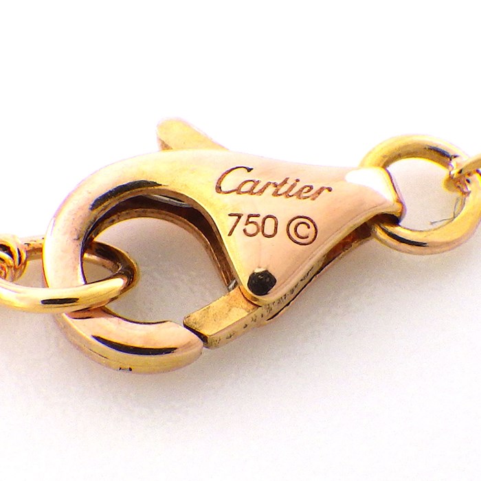 カルティエ Cartier ネックレス ロゴ ドゥーブル C2 2C ダイヤモンド K18PG 【中古】 | ジェイビーワークス 公式 ...