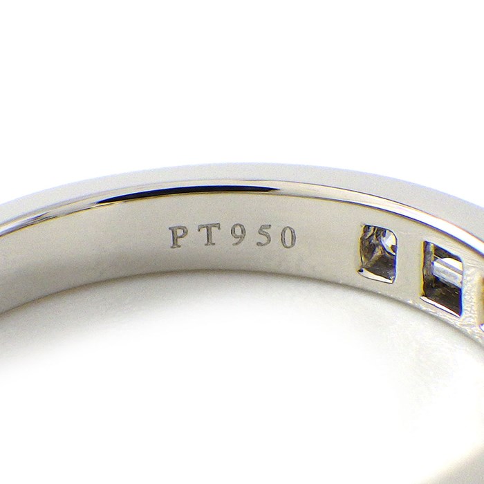 ティファニー Tiffany & Co. リング チャネル セッティング ハーフ エタニティ サークル 5ポイント バゲットカット ダイヤモンド 6ポイント ラウンドカット ダイヤモンド ...