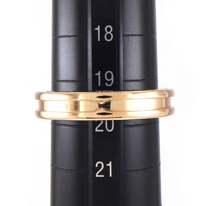ブルガリ BVLGARI リング B-zero1 ビーゼロワン XS 336001 1バンド ロゴ K18PG 19.5号 / #60 【中古 ...