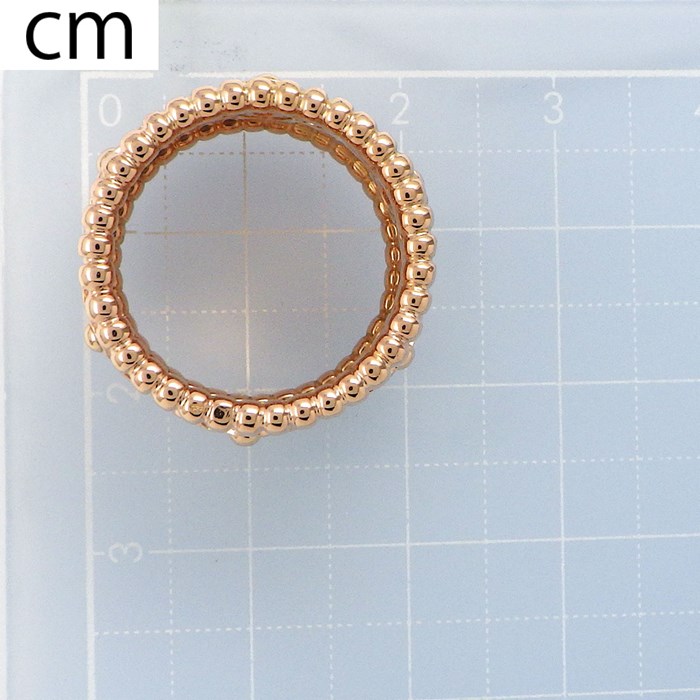ヴァンクリーフ＆アーペル Van Cleef & Arpels リング ペルレ クローバー 48ポイント ダイヤモンド K18PG 10.5号 / #50 【中古】 | ジェイビーワークス ...