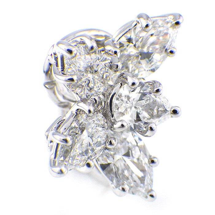 ハリーウィンストン HARRY WINSTON クリップ イヤリング ウィンストン・クラスター スモール EADPCLSMWC 6ポイント ...