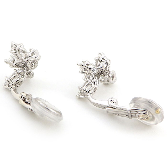 ハリーウィンストン HARRY WINSTON クリップ イヤリング ウィンストン・クラスター スモール EADPCLSMWC 6ポイント ...