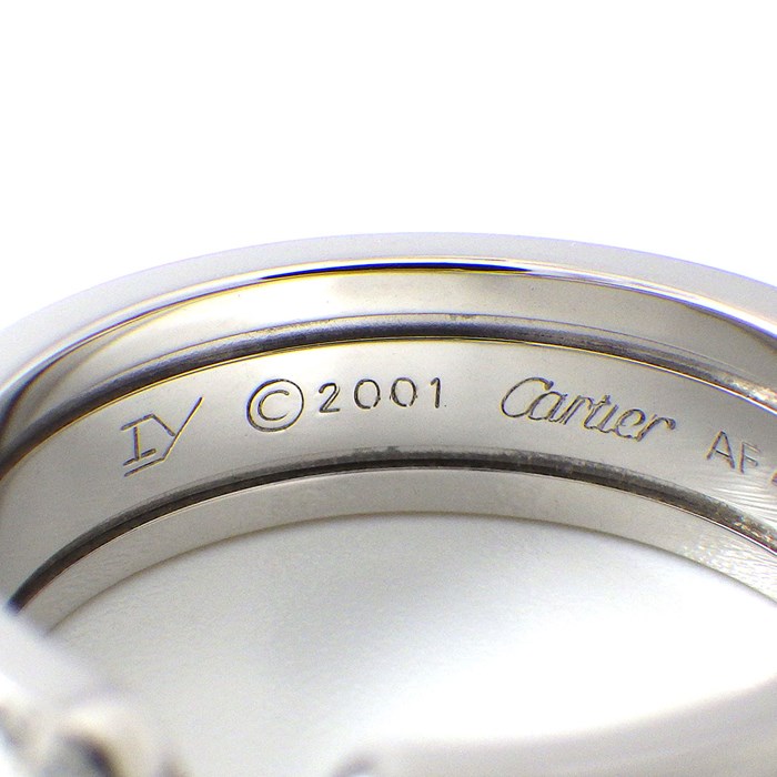 カルティエ Cartier リング C2 2C ダイヤモンド K18WG 15.5号 / #56 【中古】 | ジェイビーワークス 公式 ...