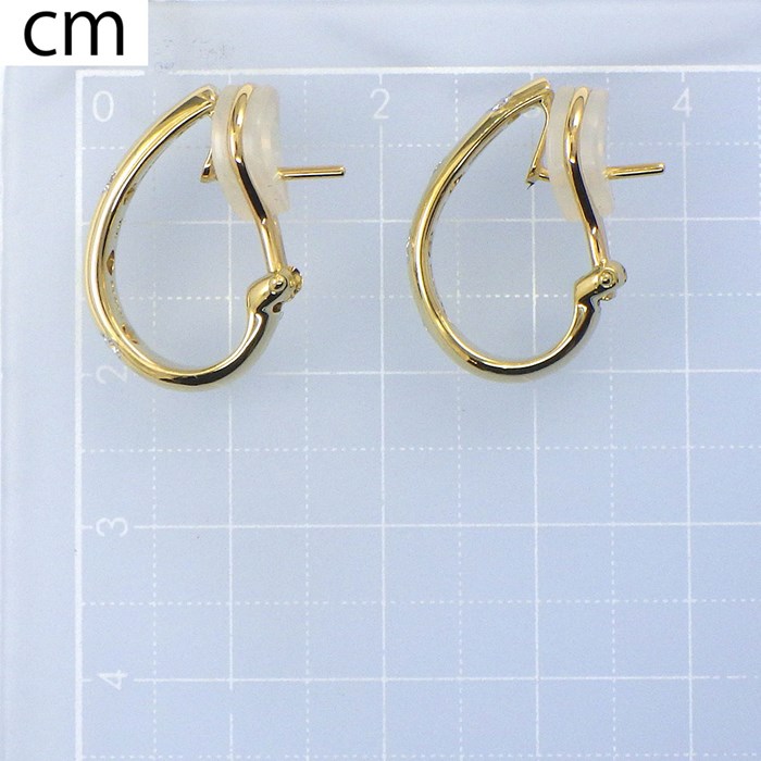 ティファニー Tiffany & Co. クリップ フープ ピアス ドッツ ドロップ 8ポイント ダイヤモンド K18YG PT950 【中古】 | ジェイビーワークス 公式オンラインショップ