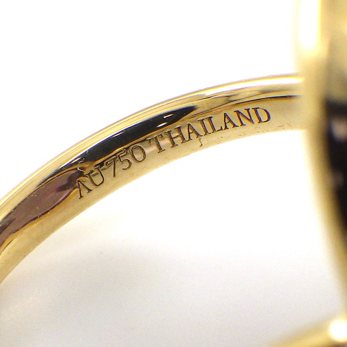 ティファニー Tiffany & Co. ピンキー リング オリーブ リーフ オーバル カボションカット アメジスト K18YG 4.5号 【中古】 | ジェイビーワークス 公式オンラインショップ