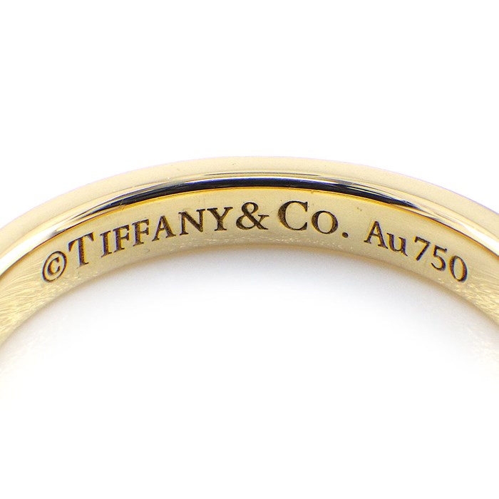 ティファニー Tiffany & Co. リング トゥルーバンド 2.5mm幅 5ポイント ダイヤモンド 計0.05ct K18YG 6.5号 【中古】 | ジェイビーワークス 公式オンラインショップ