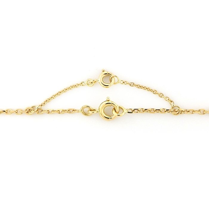 カルティエ Cartier ネックレス タンク キューブ 2C C2 ロゴ フォルサチェーン 1ポイント スクエア バフトップカット シトリン ...