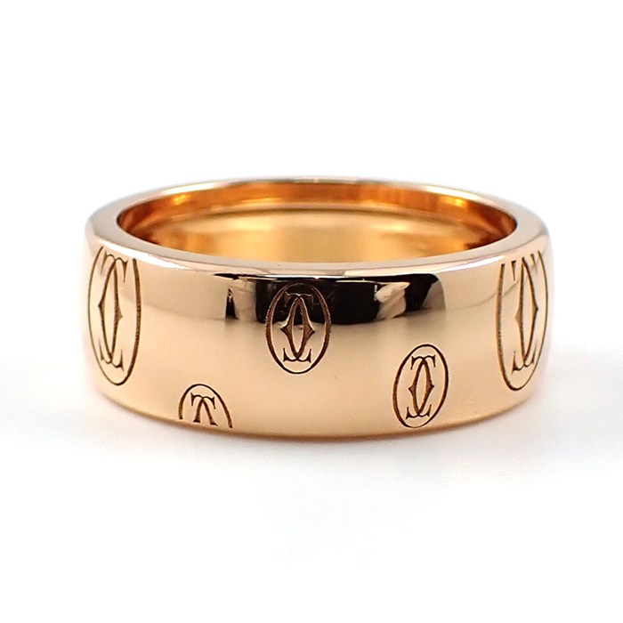 カルティエ Cartier リング ハッピーバースデー LM ロゴ 2C C2 K18PG 19.5号 / #60 【中古】 | ジェイビー ...