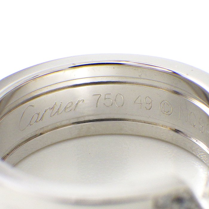 カルティエ Cartier リング C2 2C ダイヤモンド K18WG 9号 / #49 【箱・保付き】 【中古】 | ジェイビーワークス ...