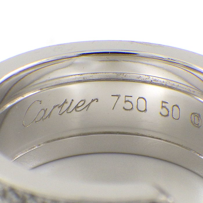カルティエ Cartier リング C2 2C LM フル ダイヤモンド K18WG 10号 / #50 【中古】 | ジェイビーワークス ...
