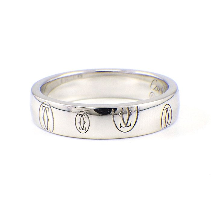 【カルティエ Cartier】リング ハッピーバースデー 2C C2 ロゴ K18WG 9号 / #49 【箱・保付き】 | ジェイビー ...