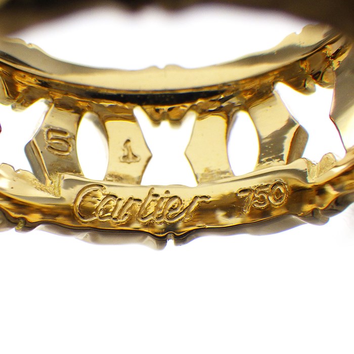 カルティエ Cartier リング アントルラセ C2 2C ロゴ K18YG 9.5号 / #51 【中古】 | ジェイビーワークス 公式 ...