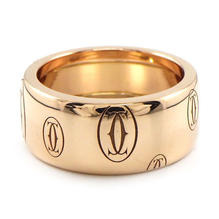 カルティエ Cartier リング ハッピーバースデー ラージ LM ロゴ C2 2C K18PG 9号 / #49 【中古】 | ジェイビー ...