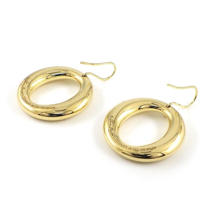 ティファニー Tiffany & Co. ピアス セビアナ フック オープン サークル ラウンド K18YG 【中古】 | ジェイビーワークス 公式オンラインショップ