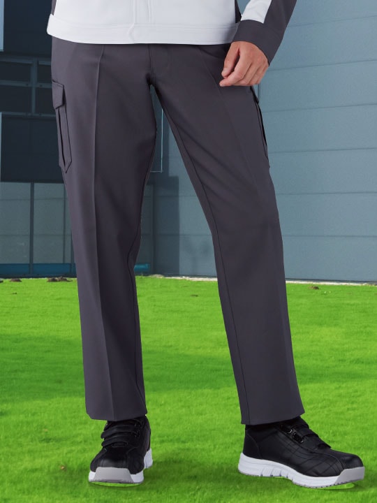 【JICHODO】83902 エコ製品制電ストレッチノータックカーゴパンツ[2023年秋冬]※SLIM FIT※通販ページ│自重堂＜公式＞オンラインショップ