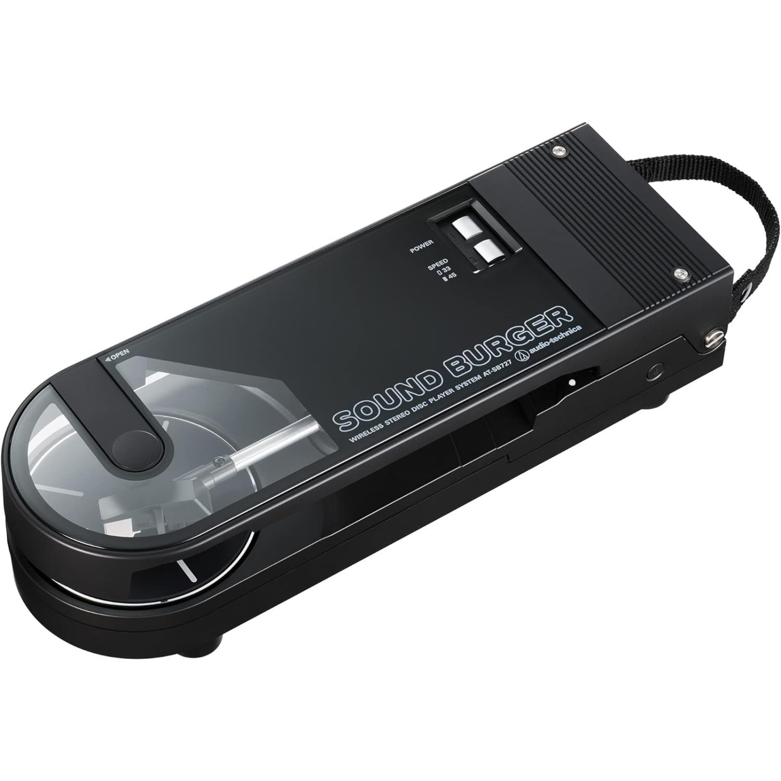 Audio-Technica オーディオテクニカ レコードプレーヤー サウンドバーガー AT-SB727 ブラック USB充電 Bluetooth 小型 軽量 新品 | オーディオ・電子ピアノ ...