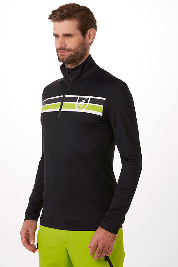 Toni Siler メンズ スキーインナージャケット 341321 HEROLD 137 black green | Brand list ...