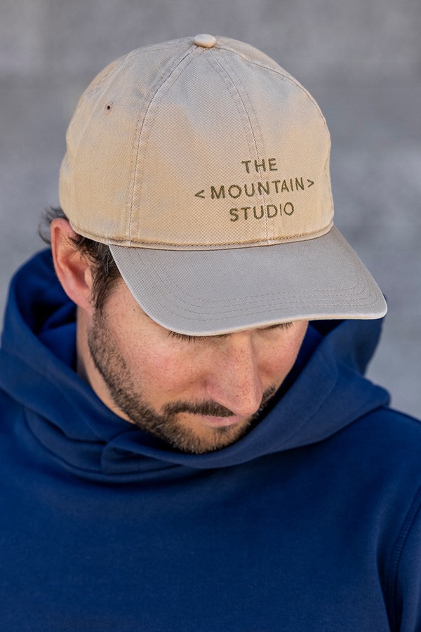 THE MOUNTAIN STUDIO キャップ C-4 CA-1177 ORGANIC COTTON CLASSIC Sand/13CAP ...