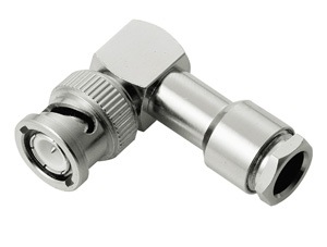 同軸L型コネクター（圧着レスタイプ） LBNC-3CTL | ネットワーク機材,BNC・同軸・通信線用部材,BNC端子・アダプター | ジェフコム WEB SHOP