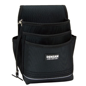 電工プロキャンバスポーチ JND-864-BK | 電設作業工具,腰回り品・安全保護具,腰袋（キャンバス地） | ジェフコム WEB SHOP