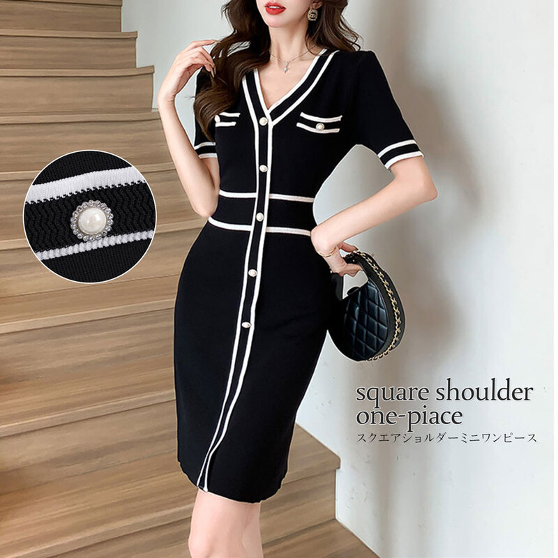 ワンピース,半袖・ノースリーブニットワンピース | Jocosa Official
