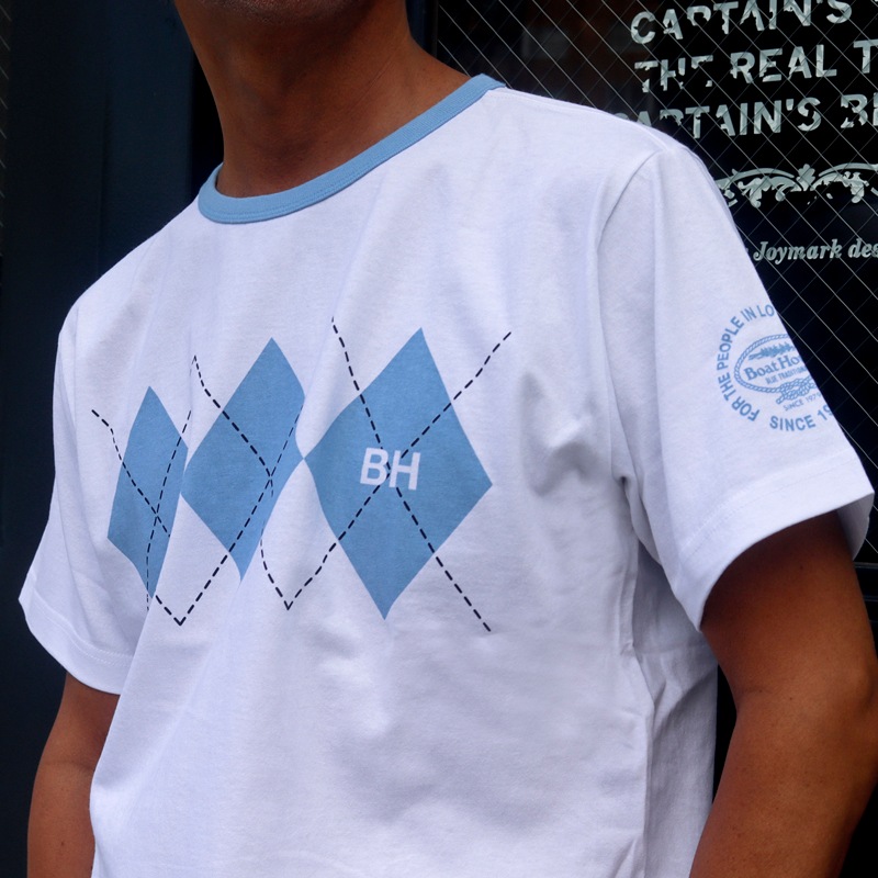 《ボートハウス》アーガイルクレリックTシャツ / JOYMARK DESIGN オンラインストア【公式】