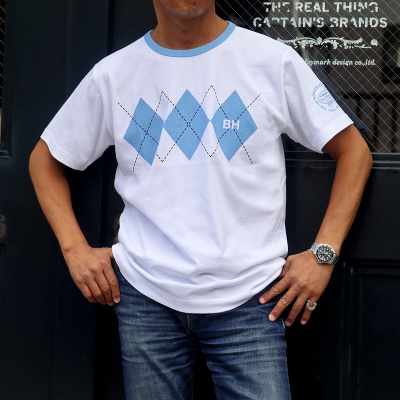 《ボートハウス》アーガイルクレリックTシャツ / JOYMARK DESIGN オンラインストア【公式】