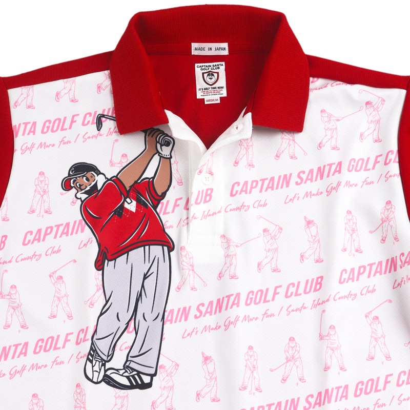 《キャプテンサンタ》CSGC前身総柄ポロシャツ / JOYMARK DESIGN【公式オンラインストア】