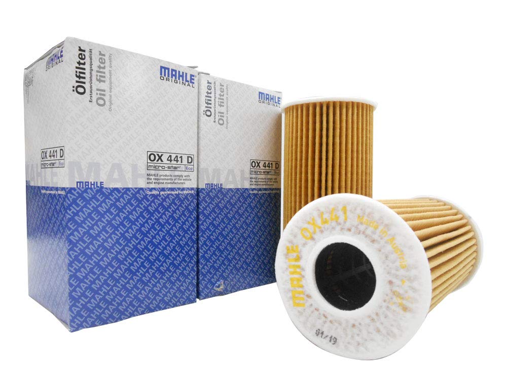 【オイルフィルター 2個セット】 日産 オイルエレメント ニッサン エクストレイル ディーゼル車 ( LDA-DNT31 ) MAHLE マーレ OX441D×2個 純正フィルターメーカー製 ...