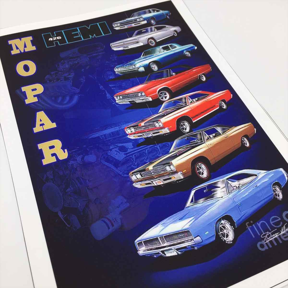 MOPAR モパー キャンバス ポスター PAC33 | すべての商品 | Junk Street Custom