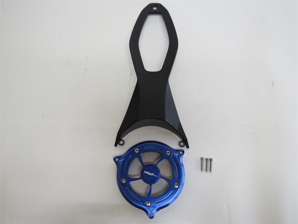 FORZA フォルツァ 250 MF15 MF17 2021-2025 CNC 透明エンジンガード ステータークラッチカバー 青 ...