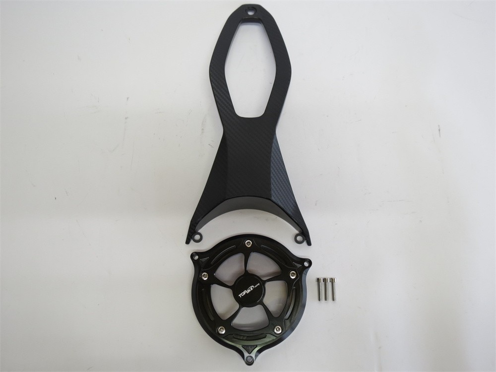 FORZA フォルツァ 250 MF15 MF17 2021-2025 CNC 透明エンジンガード ステータークラッチカバー 黒 ...