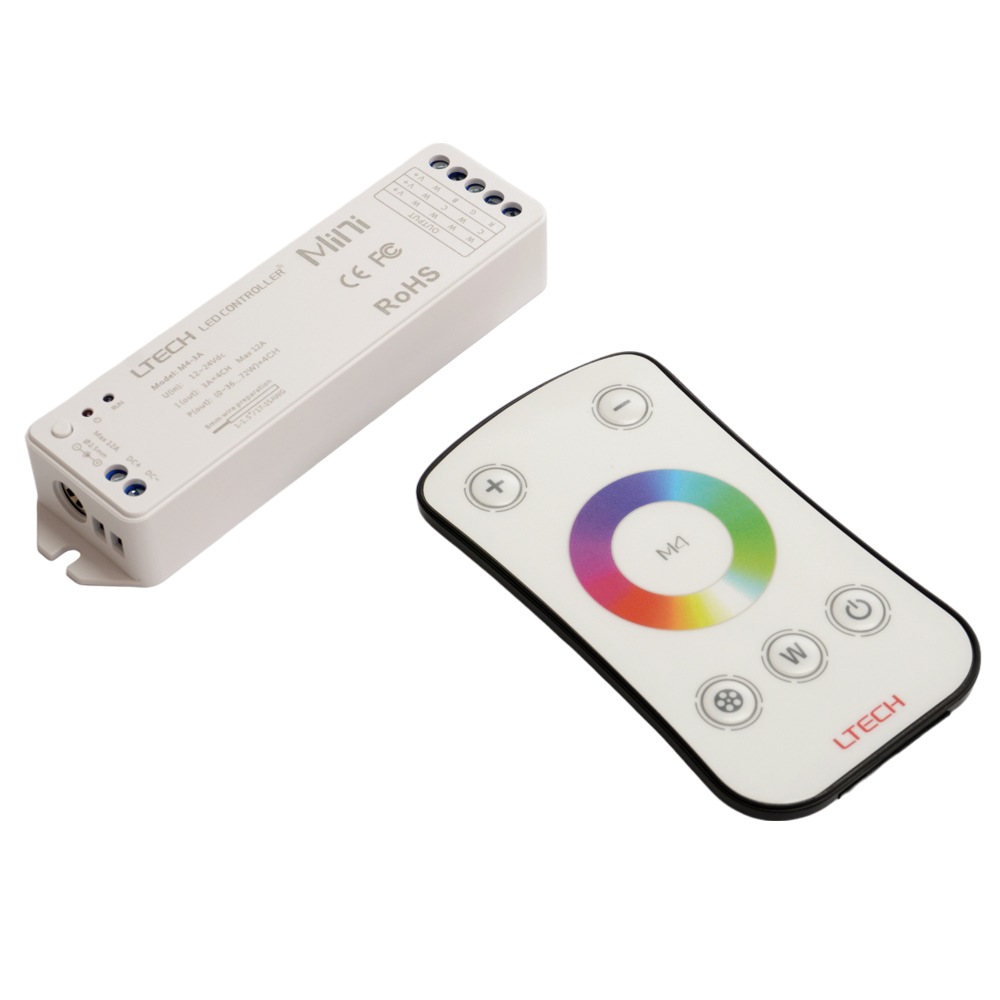 LTECH Miniシリーズ RGBW Controller M4-3A (M4) RF リモコン調光器 | LED・電子部品・LEDテープ ...