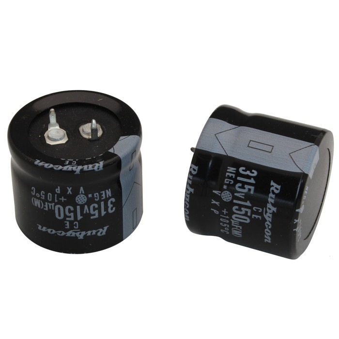 電解コンデンサー 315V 150μF 25x30 Rubycon 10個 | LED・電子部品・LEDテープライト販売｜海渡電子