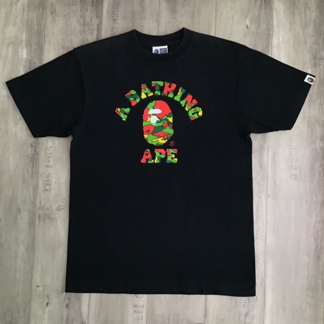 ★激レア★ psyche camo college logo Tシャツ Mサイズ サイケ a bathing ape bape エイプ ベイプ ...