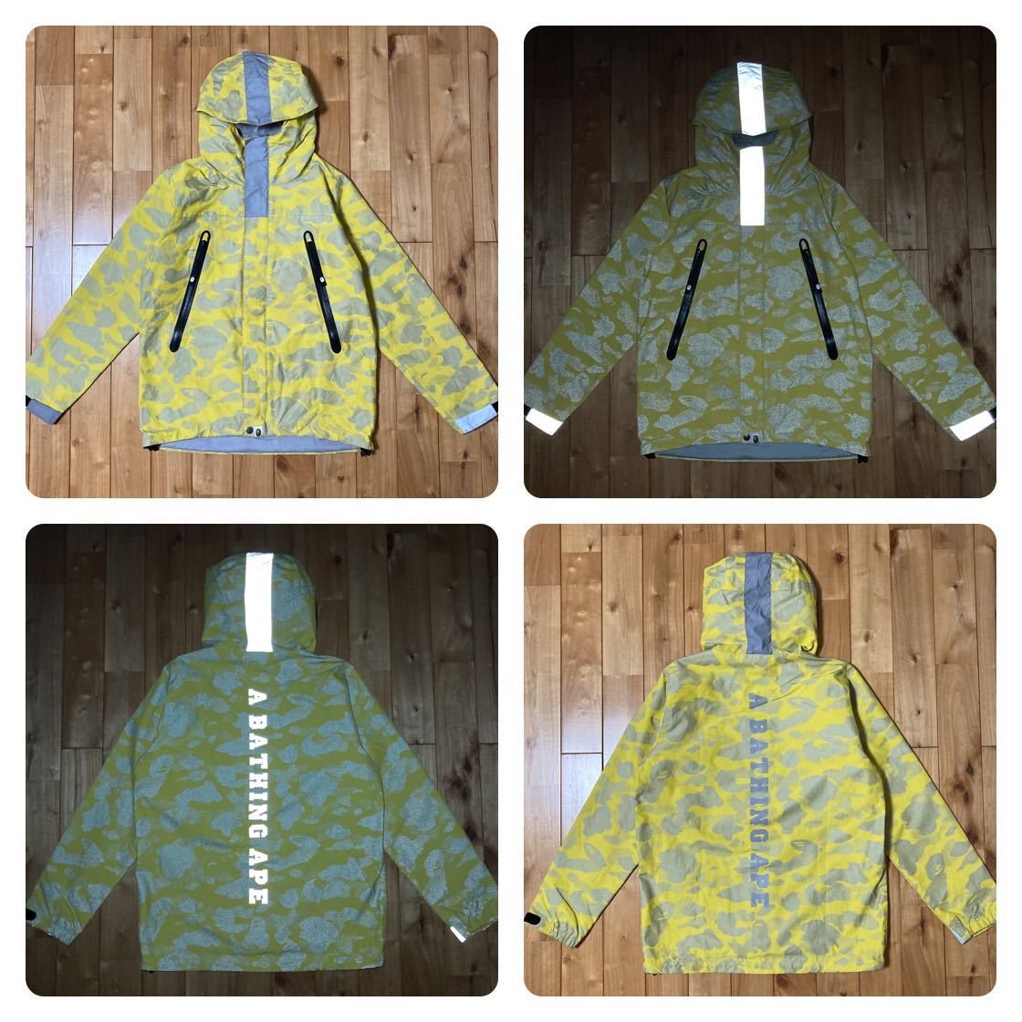 Reflective camo スノボジャケット Sサイズ a bathing ape BAPE snow board jacket エイプ ...