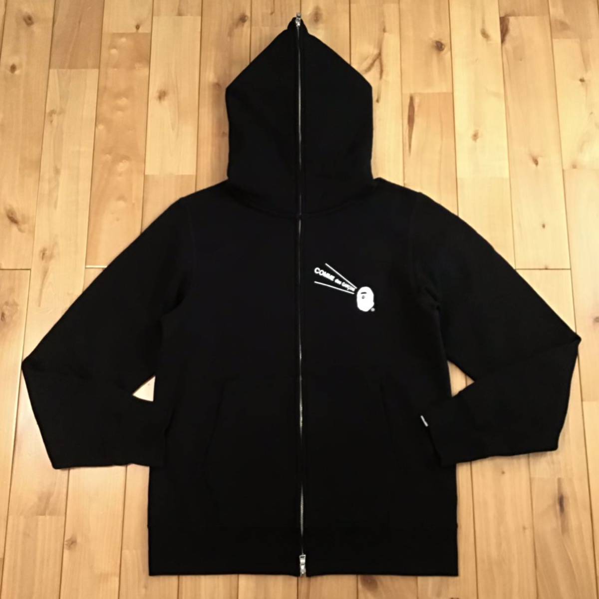 COMME des GARCONS × BAPE フルジップ パーカー Mサイズ CDG Osaka full zip hoodie a ...