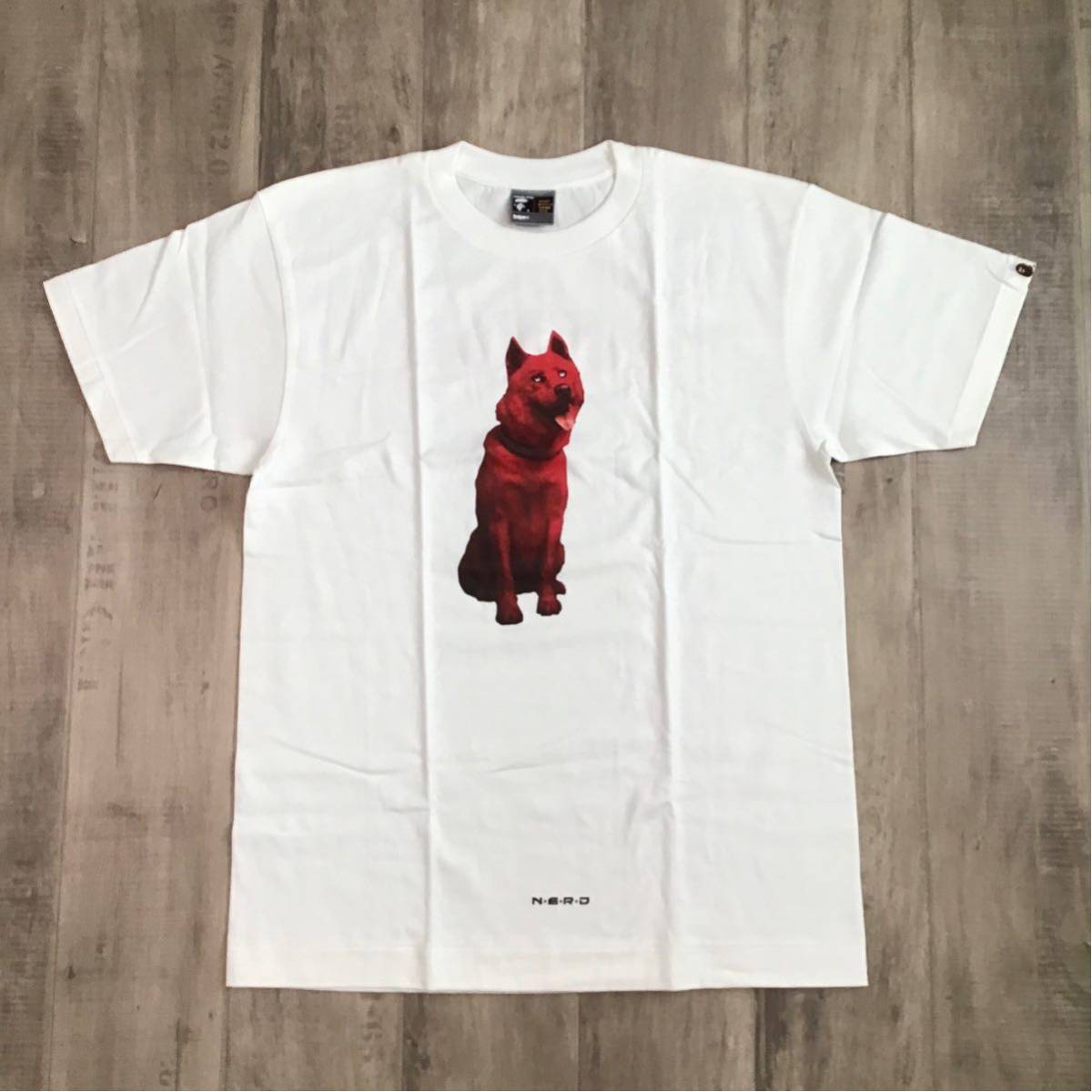 ★新品★ N.E.R.D × BAPE Tシャツ Lサイズ a bathing ape NERD pharrell THE NEPTUNES ...