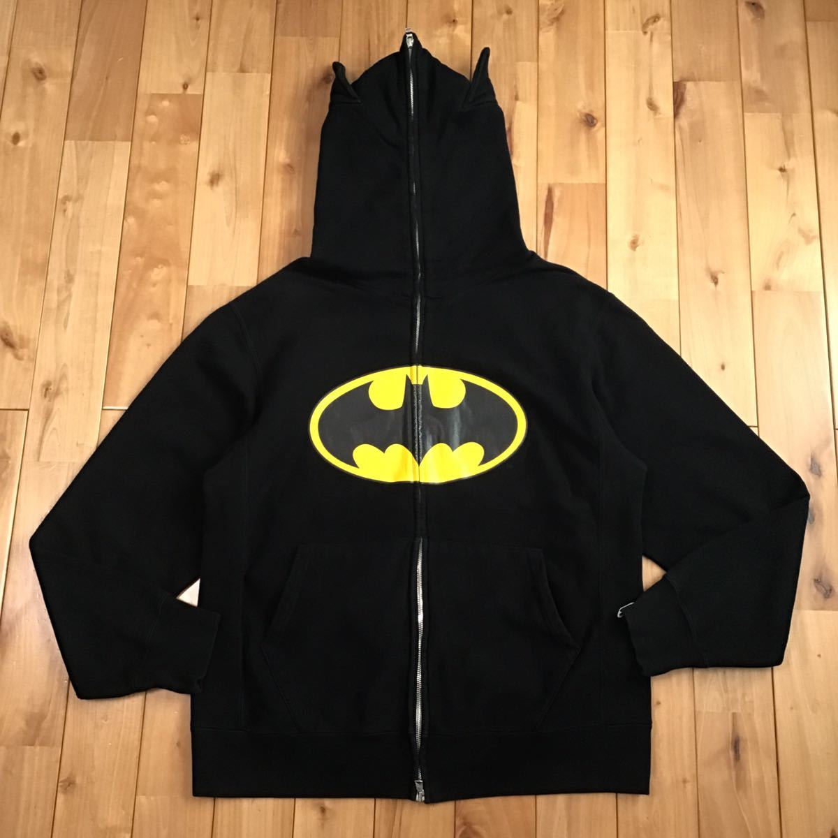 DC Comics × BAPE Batman フルジップ パーカー Mサイズ black a bathing ape hoodie ...