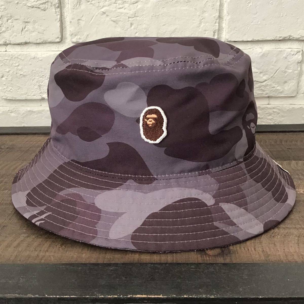 Color camo Burgundy ハット Mサイズ a bathing ape BAPE camo hat エイプ ベイプ アベイシング ...