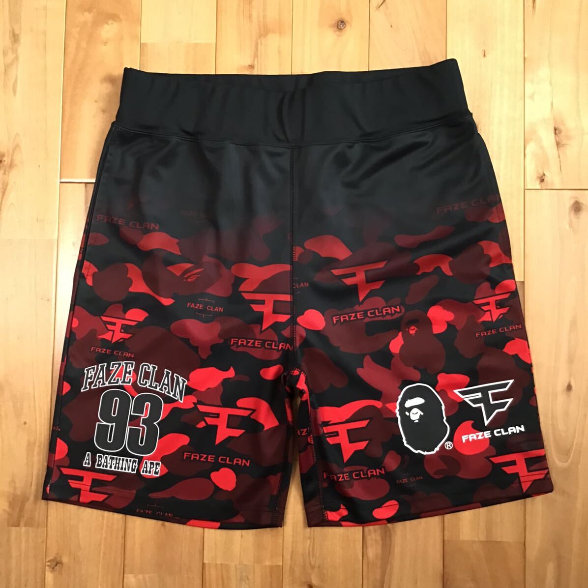 FAZE CLAN BAPE camo ハーフパンツ Mサイズ a bathing ape shorts エイプ ベイプ アベイシングエイプ ...